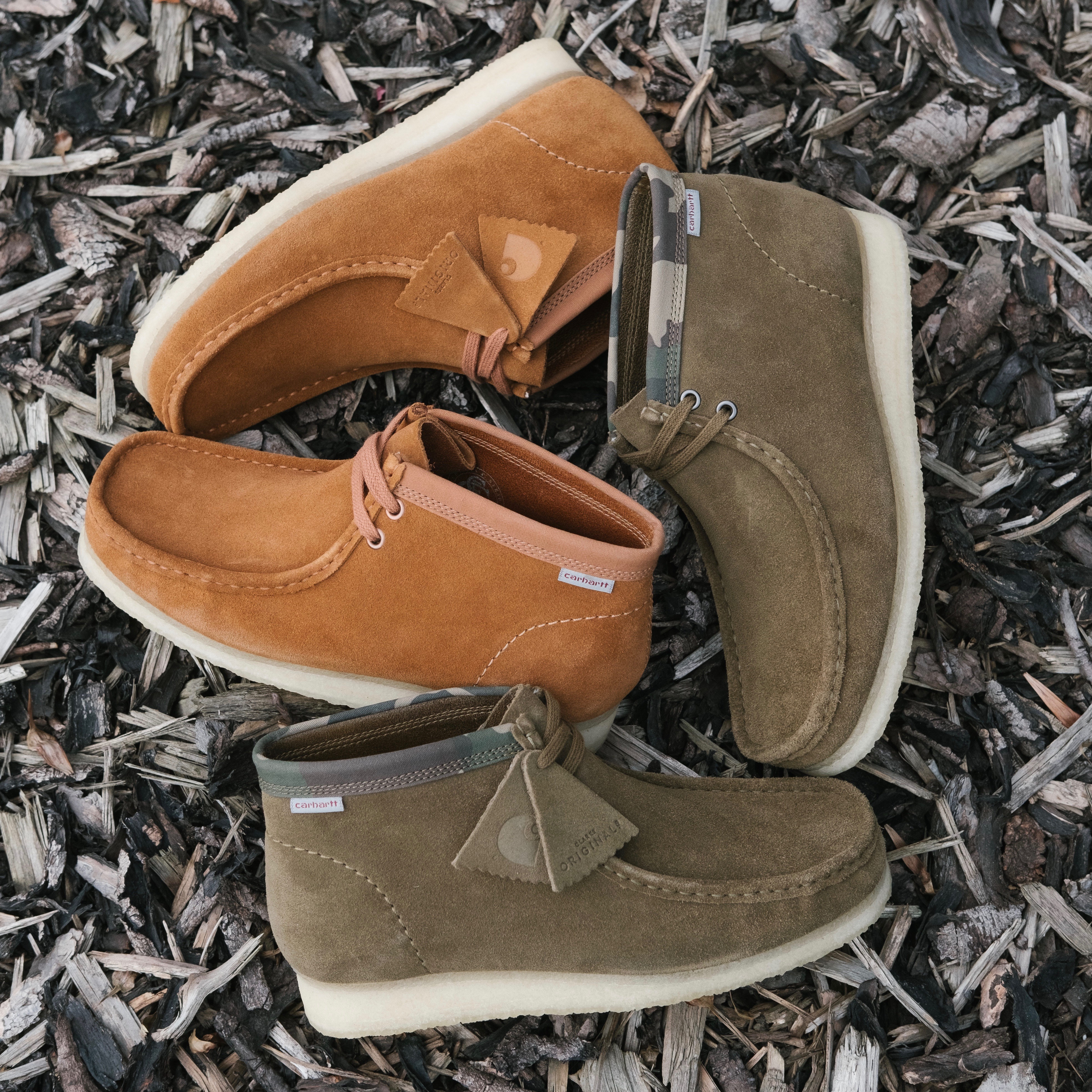 Clarks originals x carhartt wip wallabee boot store